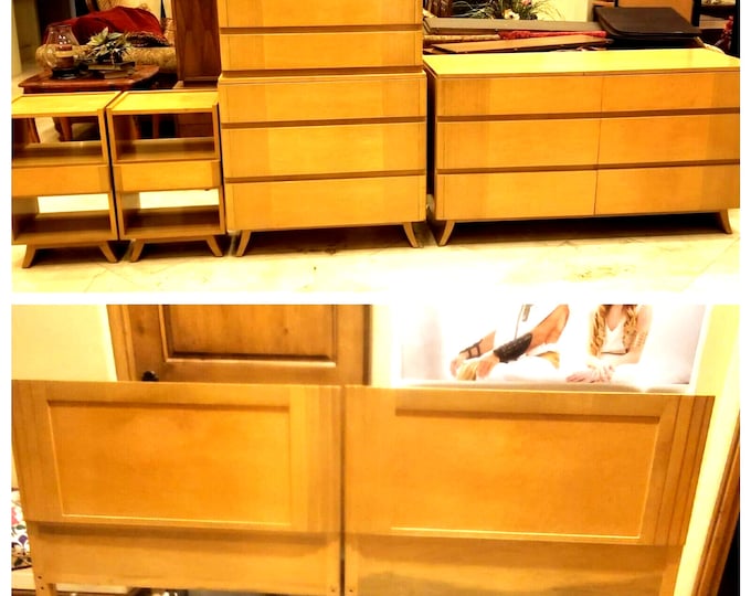 BASIC WITZ Bona Nova Collection Mid Century Modern Walnut 43 Chest on ...