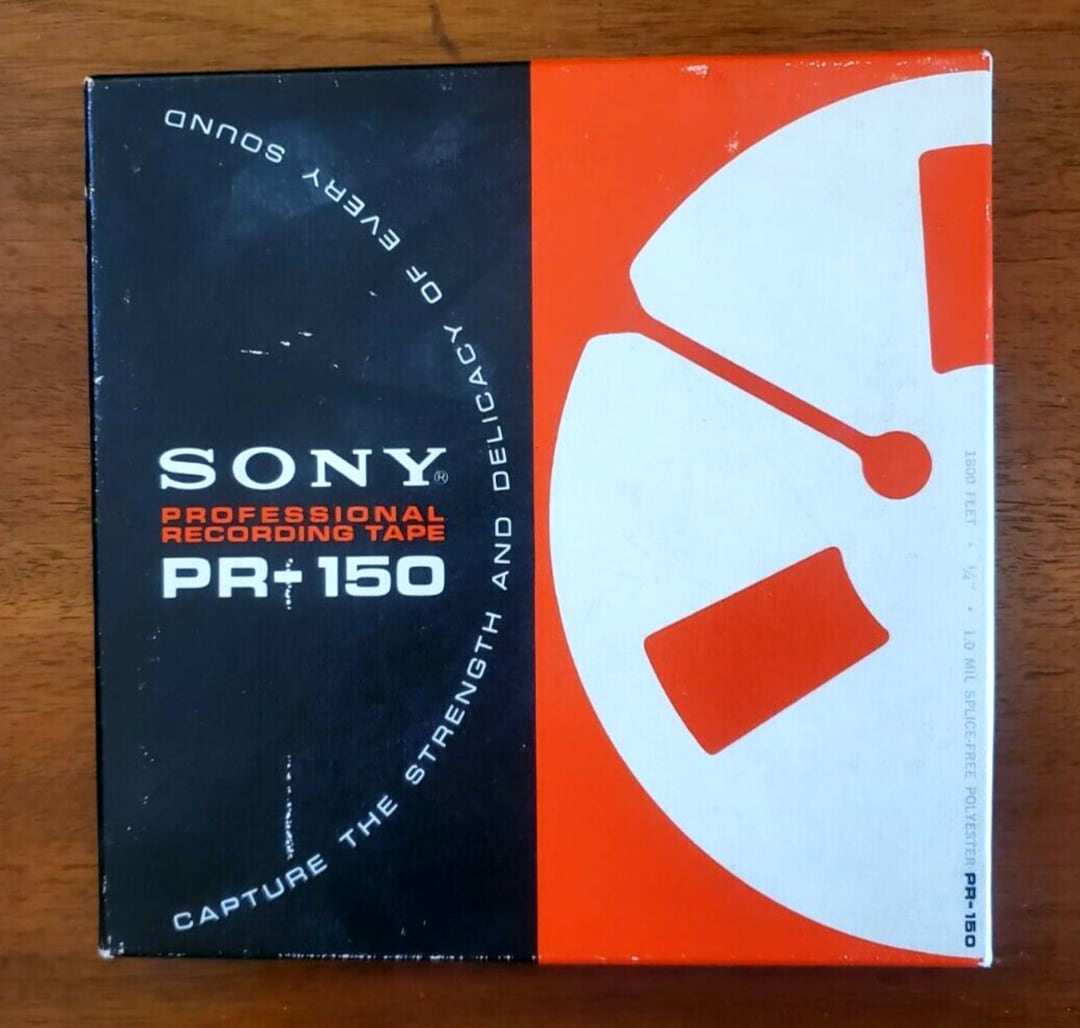 1 Sony PR-150 7 Inch Reel to Reel 1/4 Inch X 1800 Feet With Recorded Media - Etsy