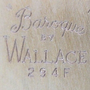 Vintage Wallace Baroque Silver Plate Footed Butler Tray 294F Buffet ...