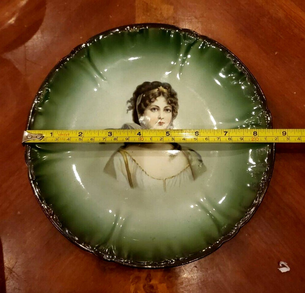 Antique Bonn Franz Anton Mehlem Queen Louise Bavarian Prussia Plate ...