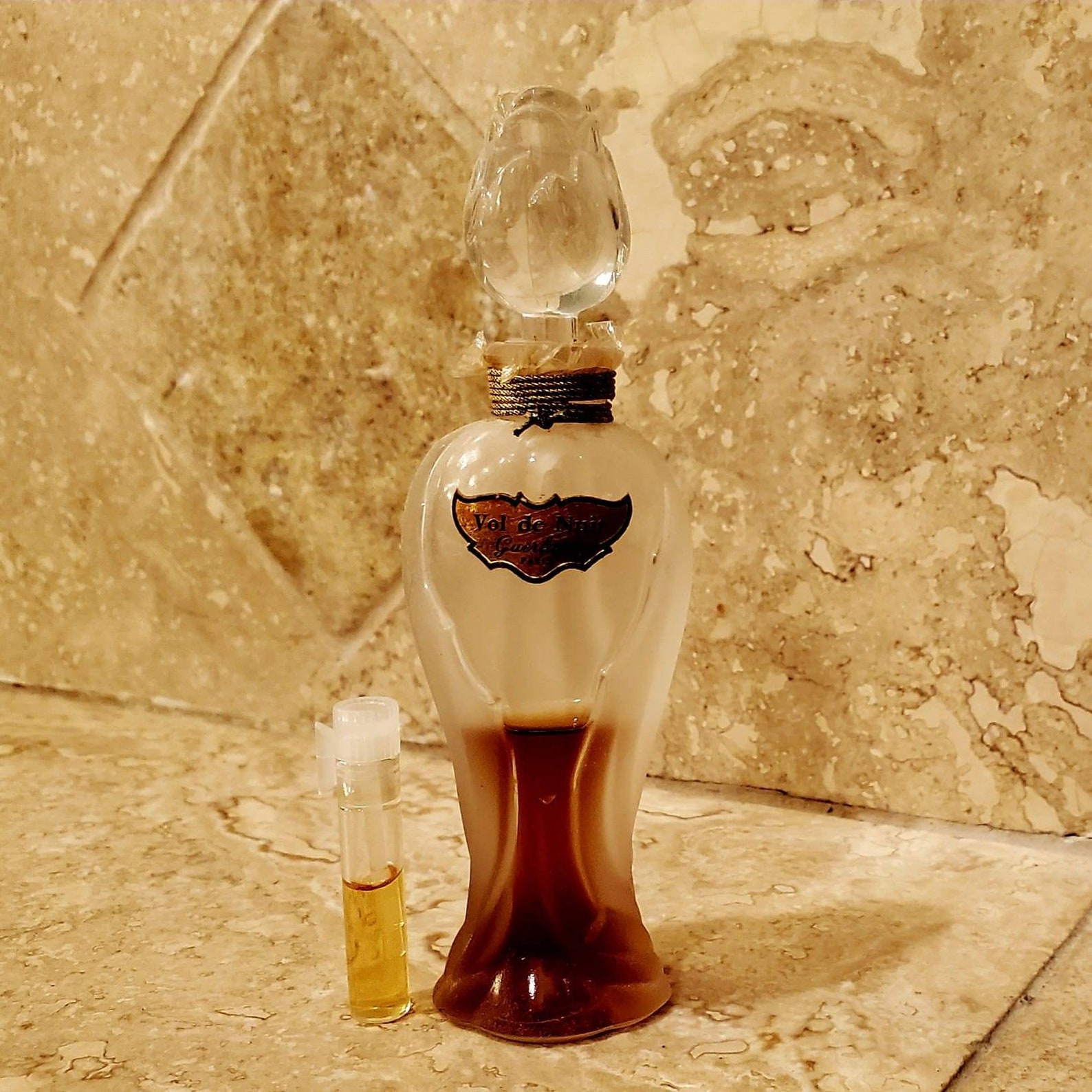 Vintage 1950's Guerlain Vol De Nuit Parfum Extrait Decant Sample. You ...