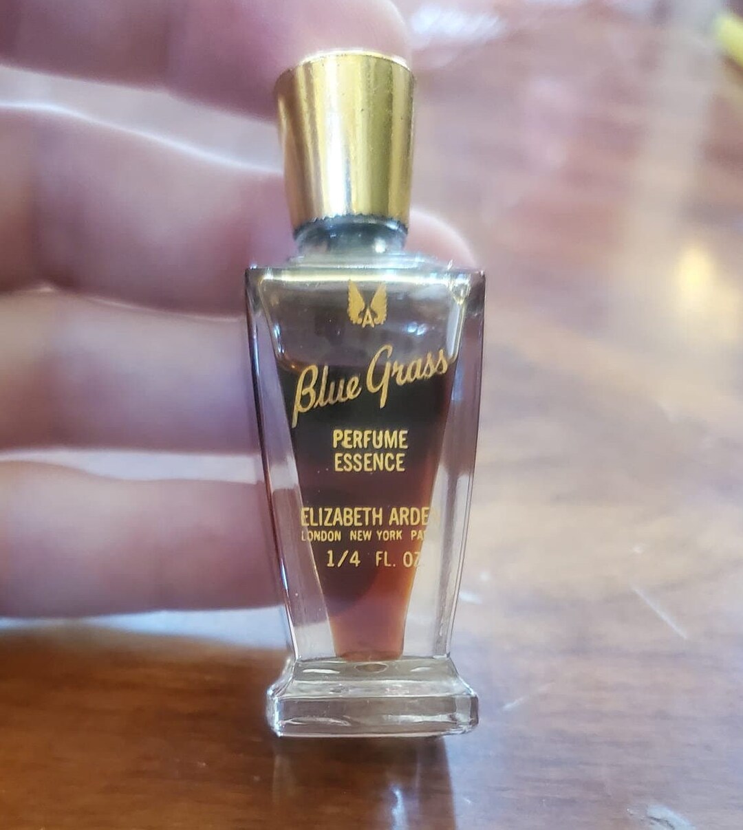 Vintage 1960's Elizabeth Arden Blue Grass Perfume Essence Oil Original ...