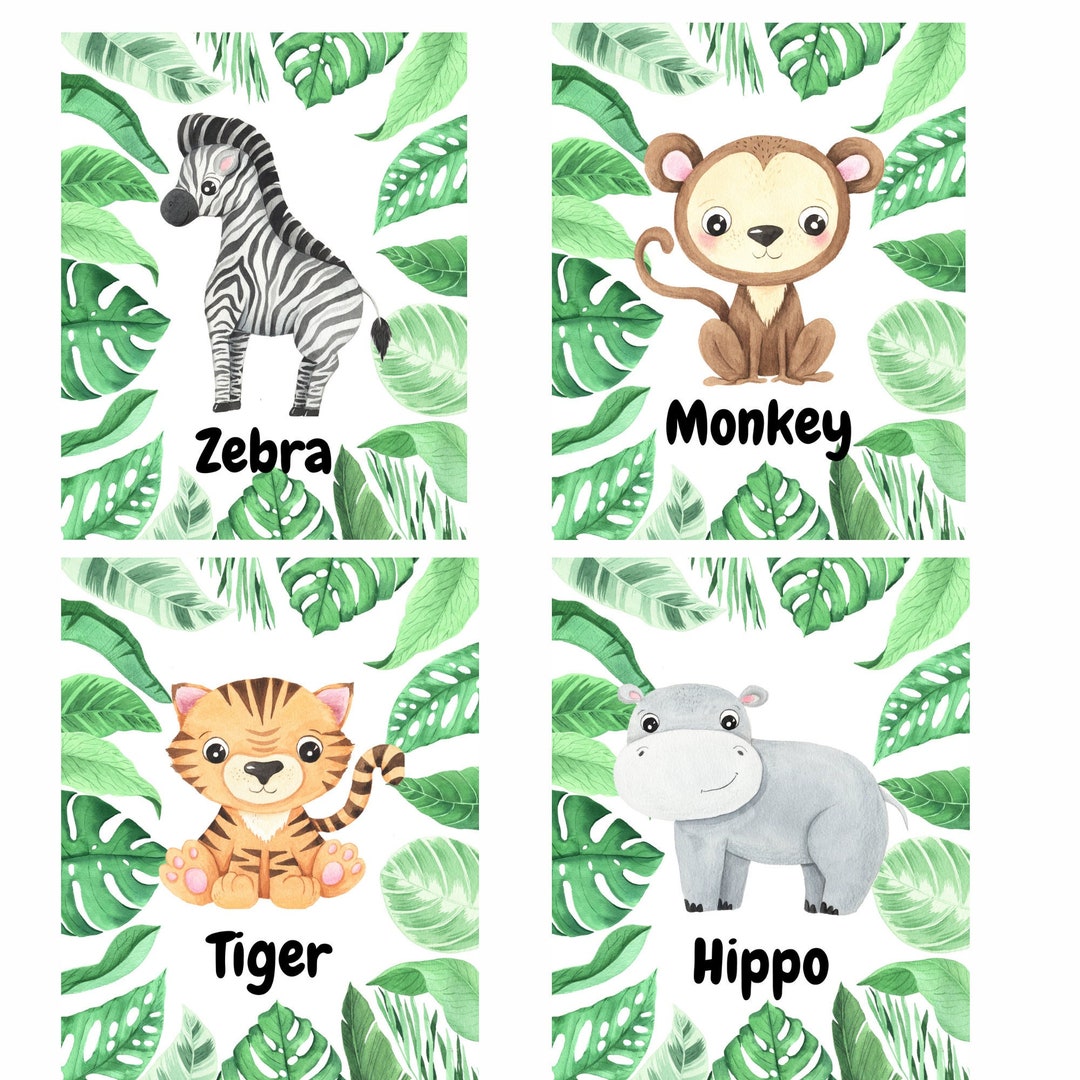Safari Themed Animal Prints - Etsy