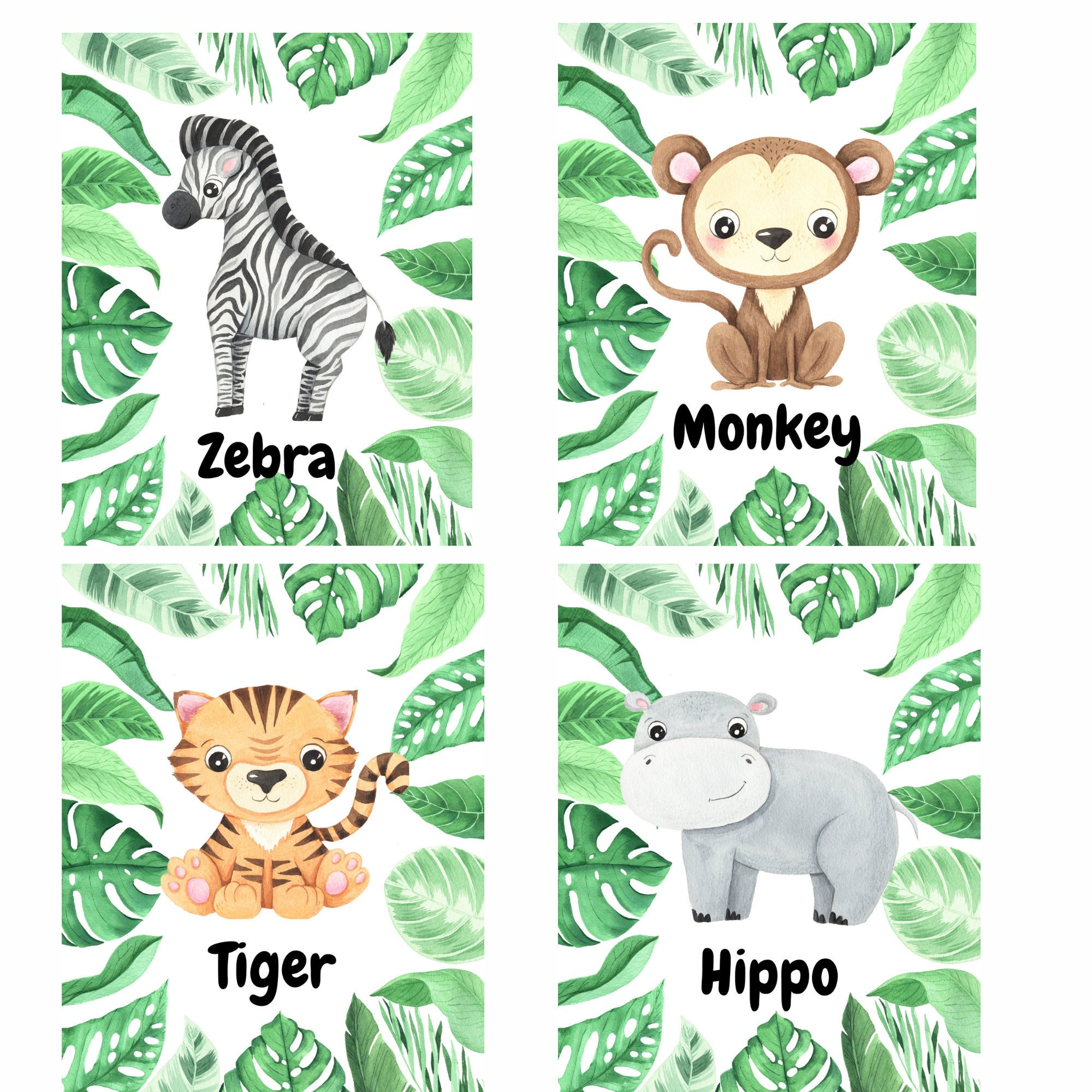 Safari Themed Animal Prints - Etsy