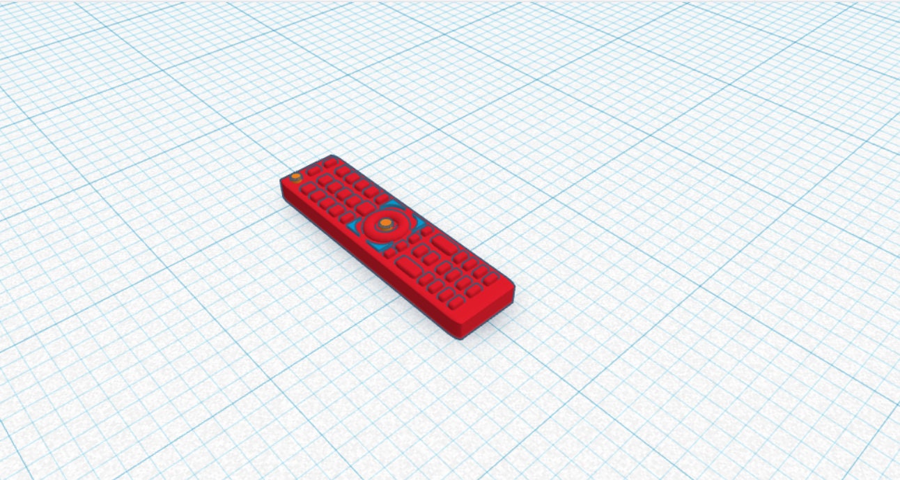 Miniature Remote STL 1:12 Scale TV Remote for Dollhouse 3D Printable ...