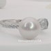 Beautiful 10mm Edison Pearl Ring, High Quality 925 Silver Pearl Ring ...