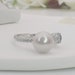 Beautiful 10mm Edison Pearl Ring, High Quality 925 Silver Pearl Ring ...
