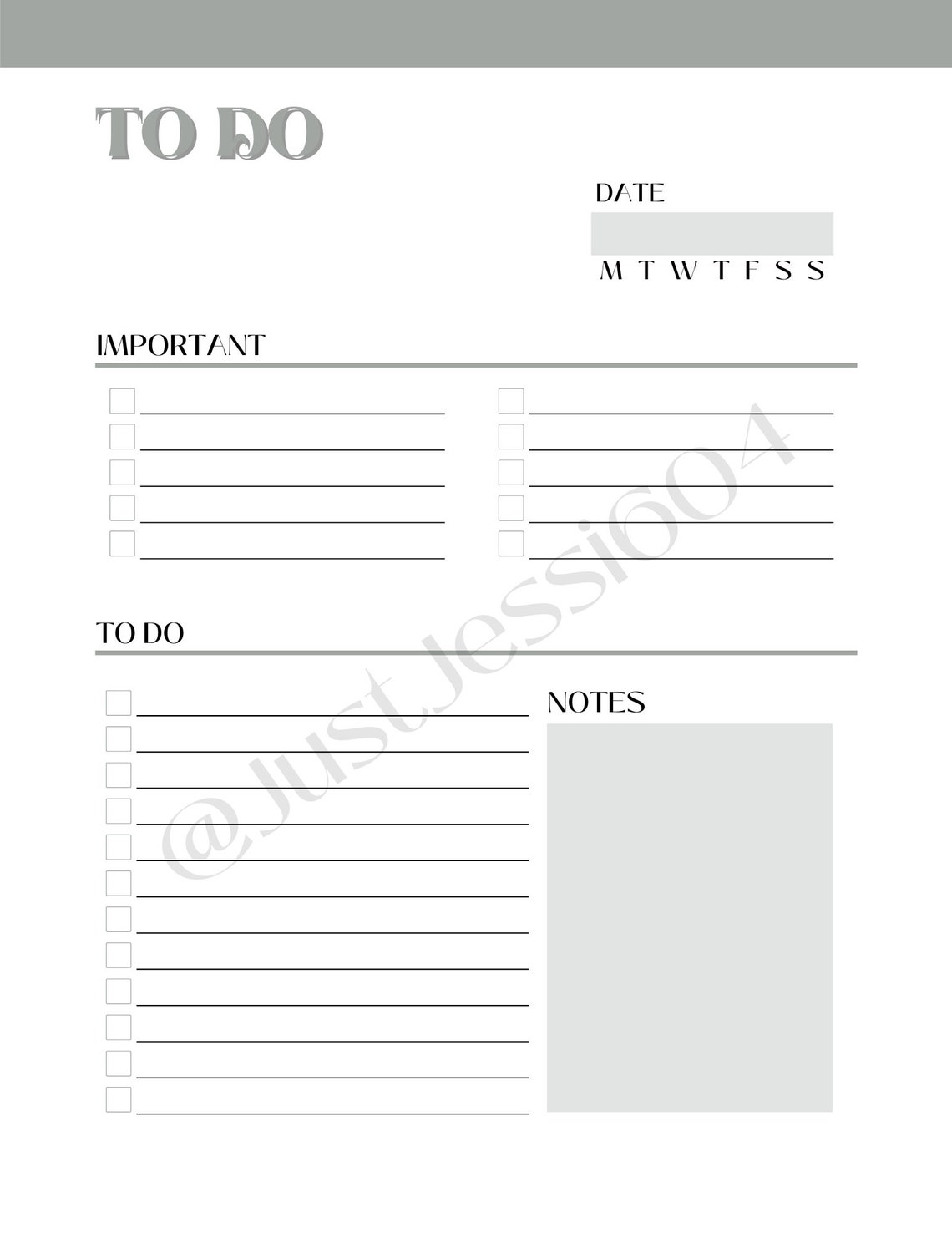 Printable Aesthetic to Do List Daily Weekly To-do Pdf - Etsy