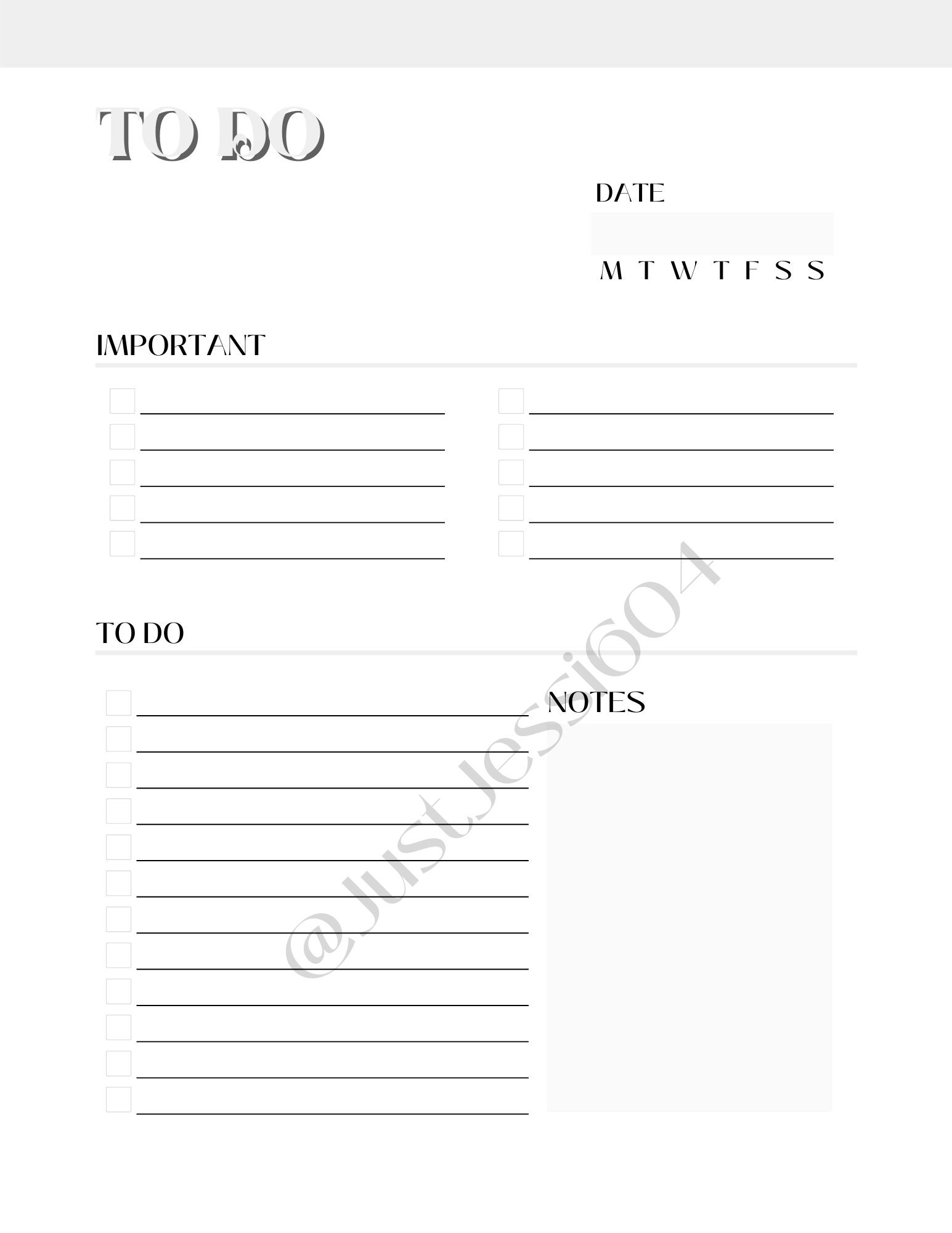 Printable Aesthetic to Do List | Daily, Weekly To-do Pdf Planner ...