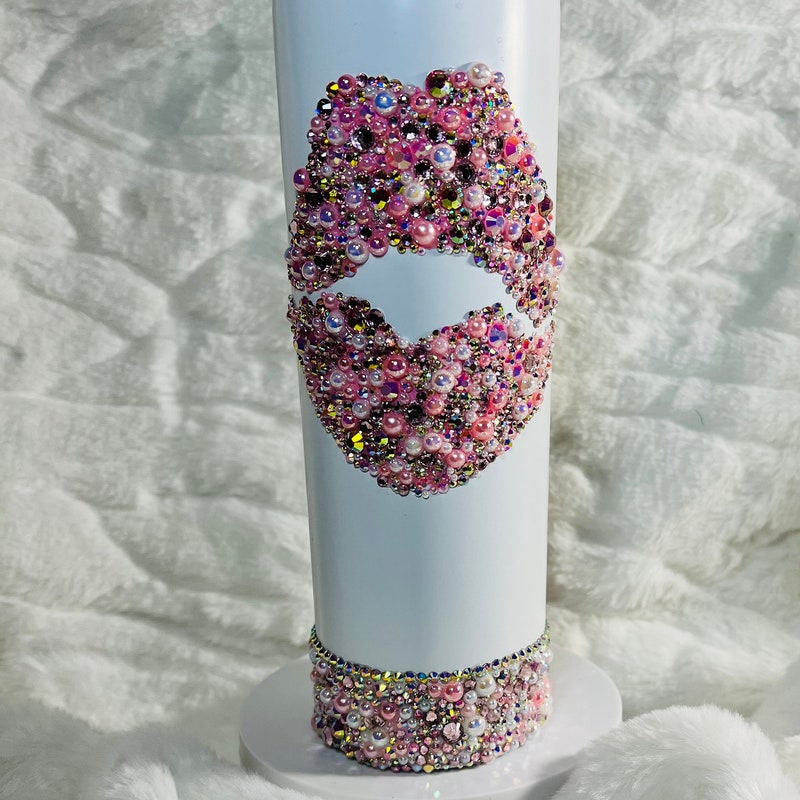 Rhinestone Lips - Etsy