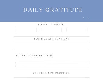 Gratitude Journal Printable Digital Download Christian Bible Verses ...
