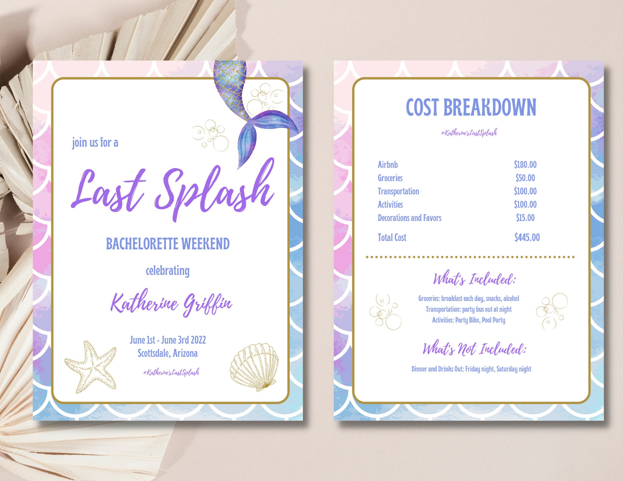 Last Rodeo Bachelorette Last Splash Bachelorette Party Decorations - 24 ...