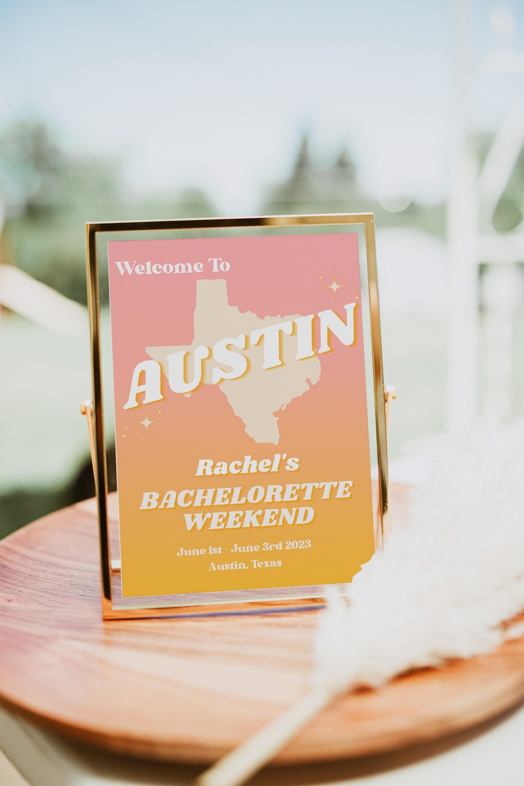 Austin Bachelorette Party Welcome Sign Template. Last Rodeo ...