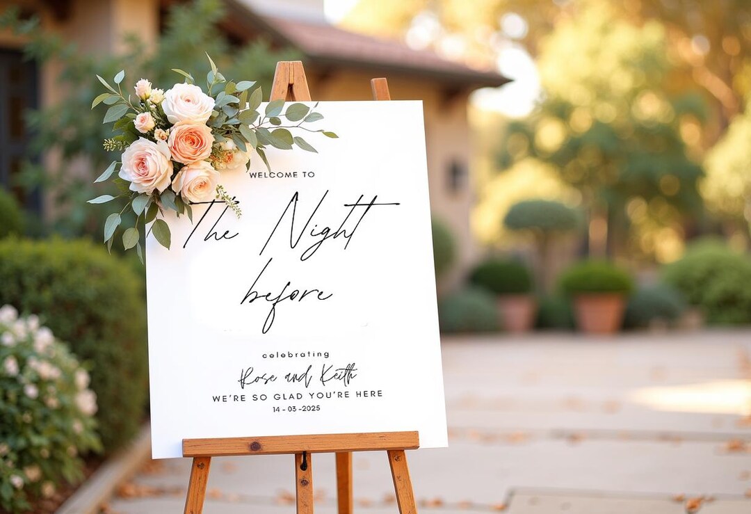 Welcome Sign Canva Template - Etsy