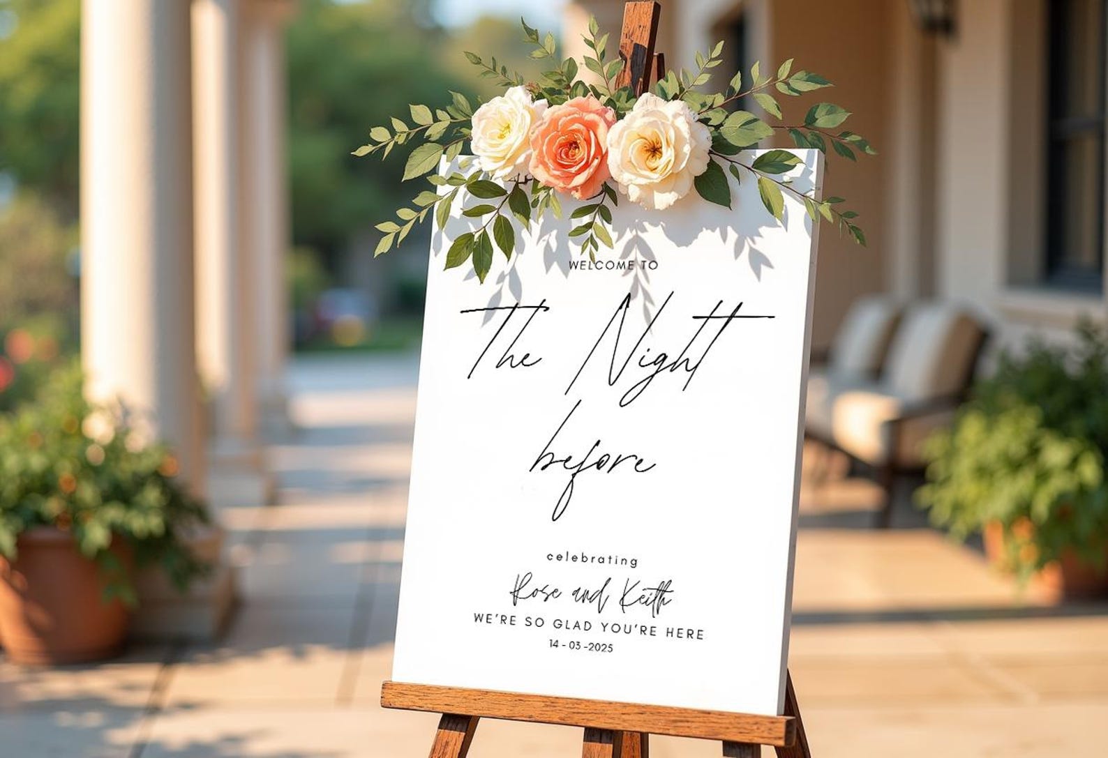 Welcome Sign Canva Template - Etsy