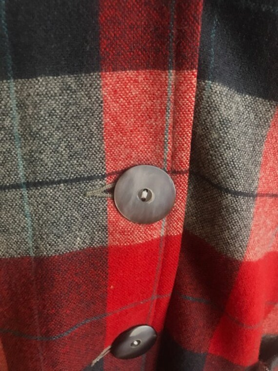 Vintage Women's Western Star Wool Plaid Shirt Jacket … - Gem