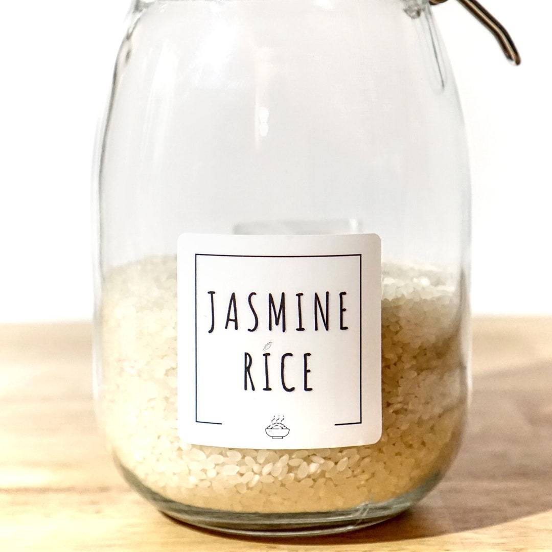 Farmhouse Water Resistant Pantry Labels Kitchen Organizer Labels ...