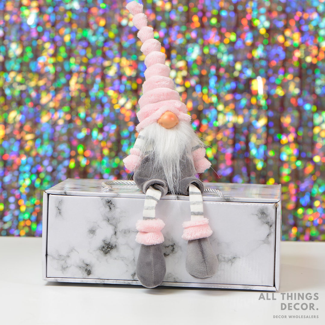 Fluffy Fiona Large Pink Sitting Gonk - Etsy UK