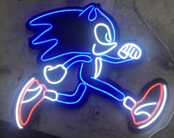 Sonic Neon Led Sign - Etsy