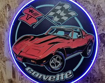 Corvette Neon Light - Etsy