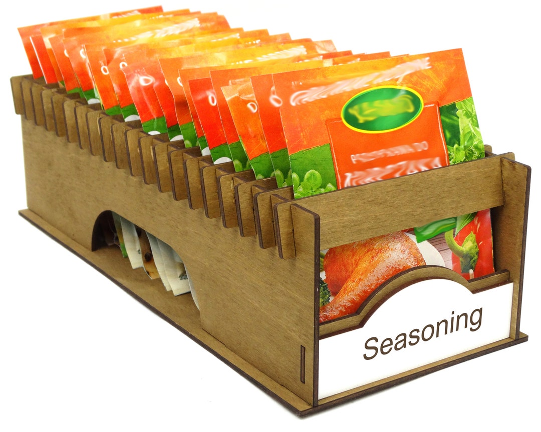 Laser Cut File Vector Spice Box, CNC, SVG, DXF, Pdf, Cdr, Patern Cnc ...