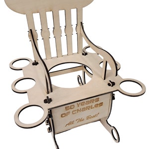 Laser Cut File Vector Bottle Rocker Chair CNC SVG (Instant Download) - Etsy