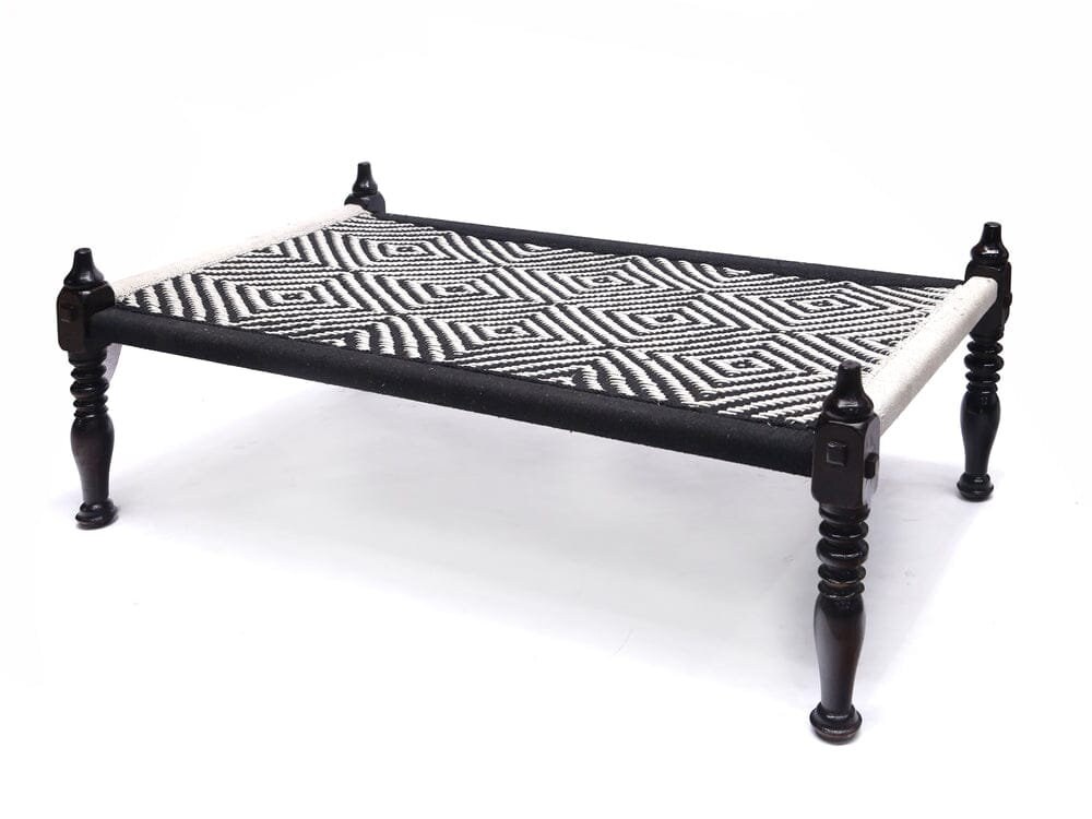 Handmade Traditional Daybed Wooden Indian Classical Weaved Bed Handmade ...