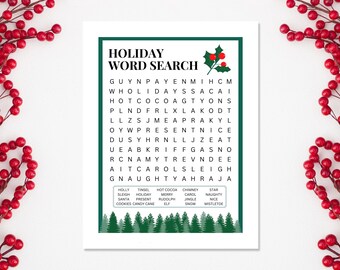 Winter Word Search Game | Fun Printable Winter Games | Wintertime ...