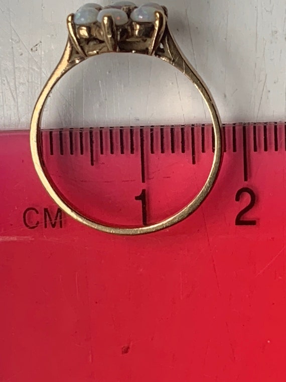 An exquisite unique and rare ruby and opal cluster ri… - Gem