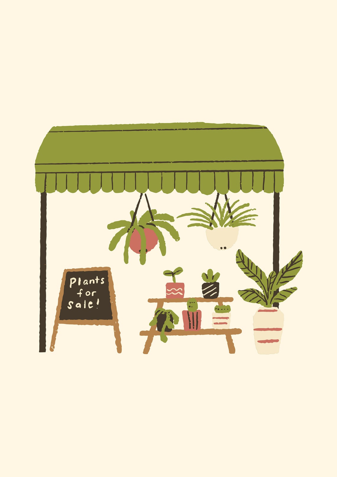 Mini Market Stand Digital Art Prints - Etsy