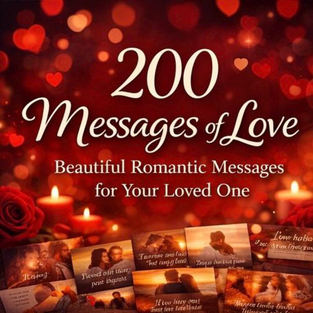 Romantic Text Messages | & Flirty Love Notes (digital Download) Pack ...