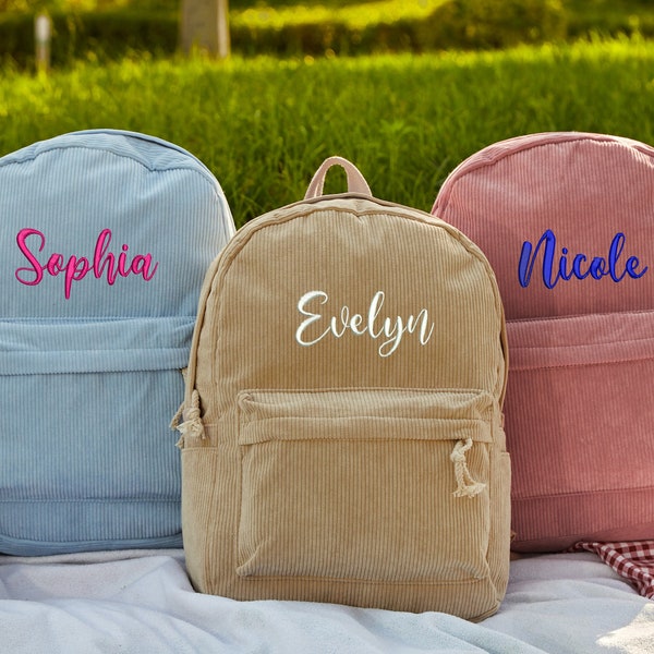 Embroidered Backpack - Etsy