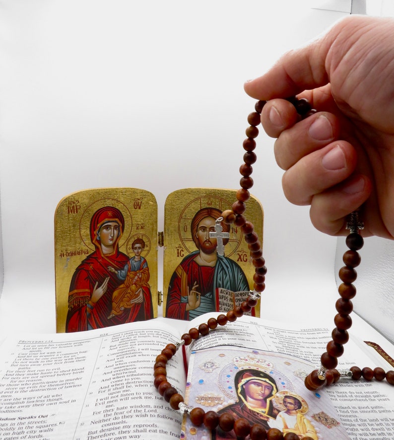 Orthodox Prayer Rope Chotki Rosary Komboskini Rosewood - Etsy
