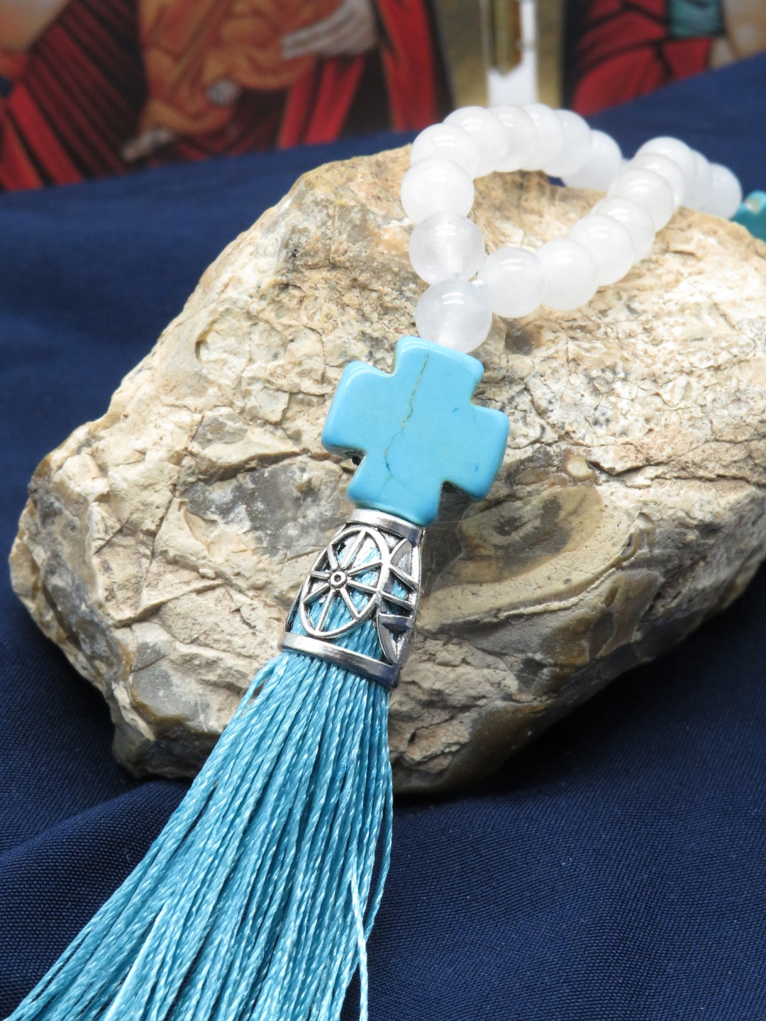 Orthodox Prayer Rope Chotki Komboskini Rosary 50/100 White - Etsy