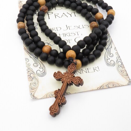 Orthodox Prayer Rope Chotki Komboskini Rosary 100 Oynx - Etsy