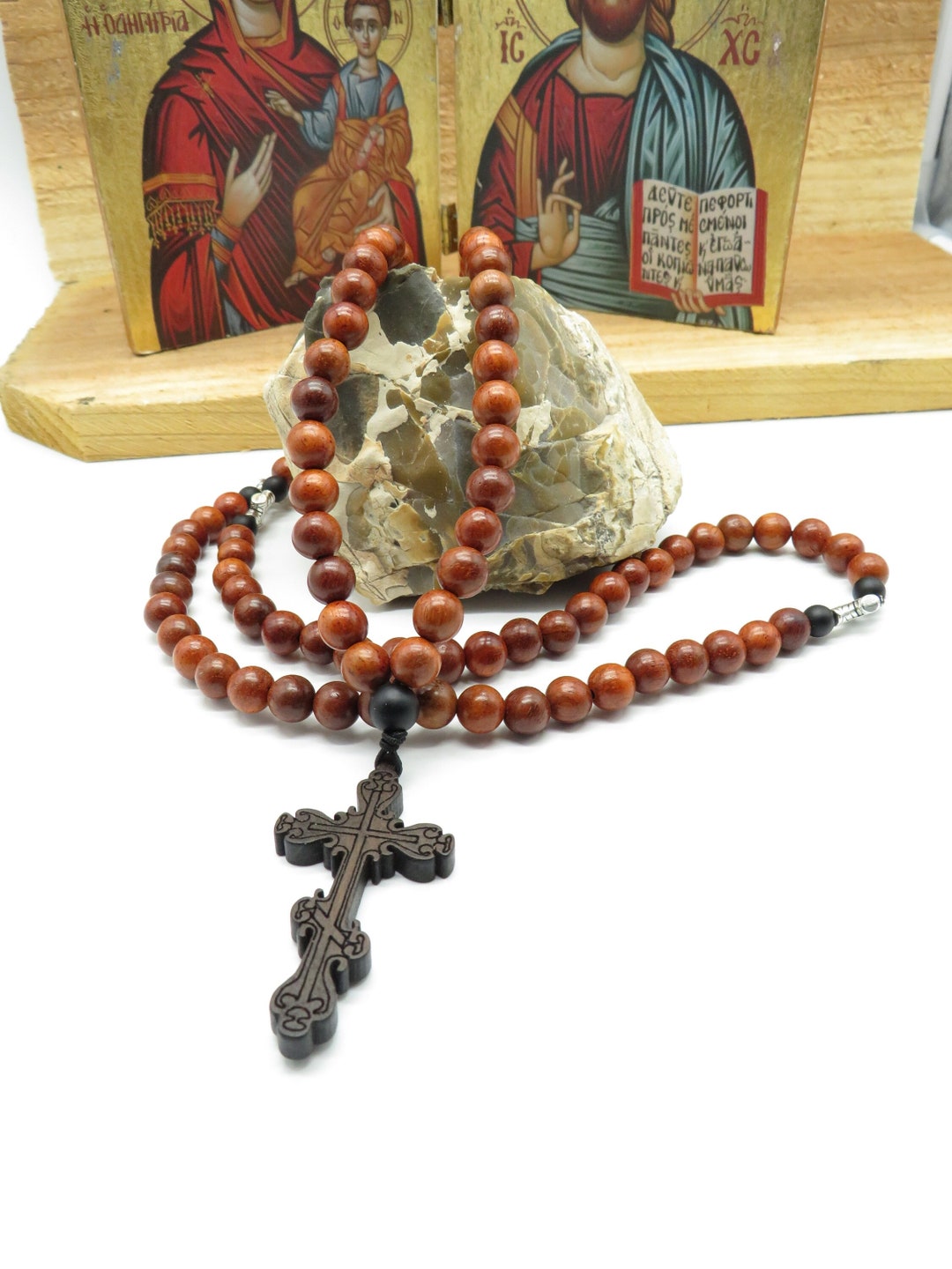 Orthodox Prayer Rope, Komboskini, Chotki, Rosary, Rosewood Beads ...