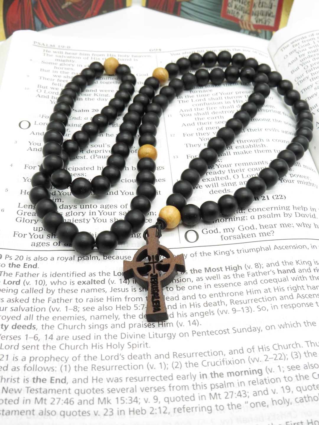 Handmade Gemstone Orthodox Prayer, Chotki, Komboskini, Rosary, 8mm Onyx ...