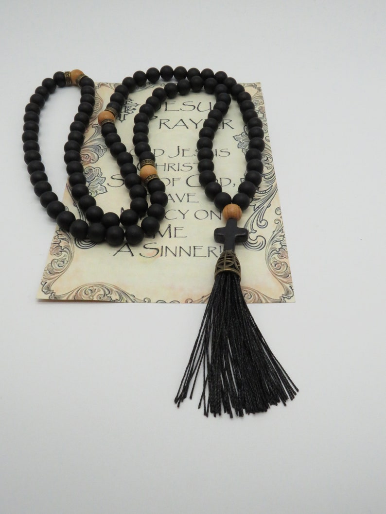 Orthodox Prayer Rope Chotki Komboskini Rosary 100 Onyx - Etsy