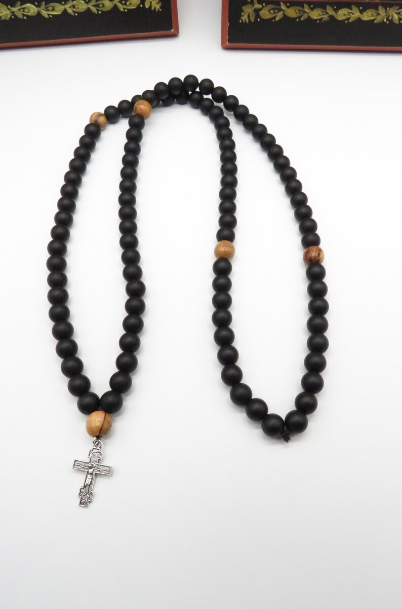 Orthodox Prayer Rope Chotki Komboskini Rosary 100 Oynx - Etsy