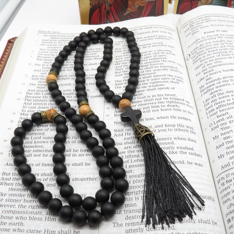 Beaded Chain Prayer Beads - Etsy UK