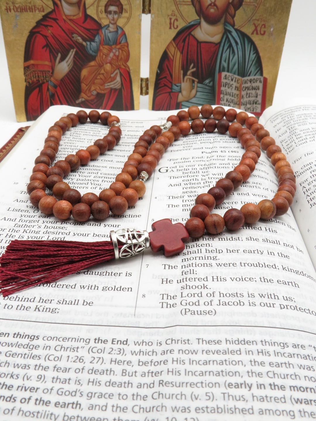 Orthodox Prayer Rope, Chotki, Komboskini, Rosary Made With Rosewood ...