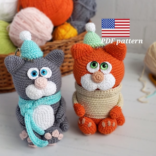 Crochet Animals Keychain - Etsy