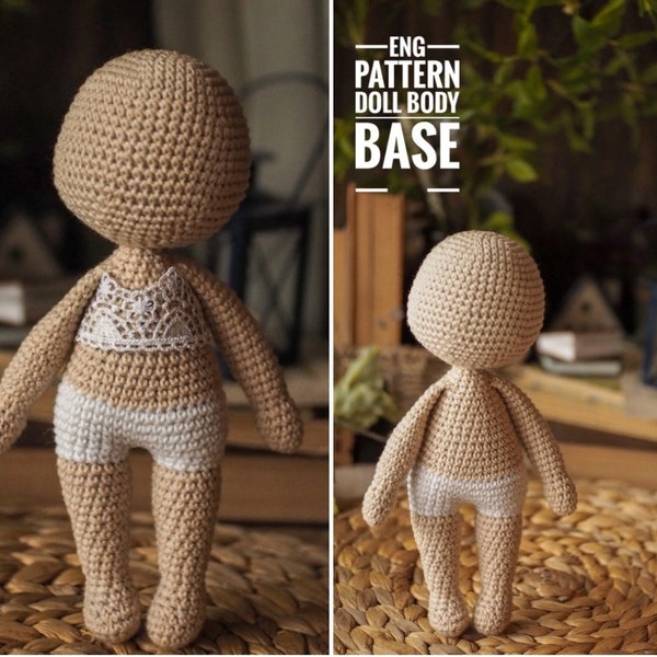 Doll Body Pattern - Etsy
