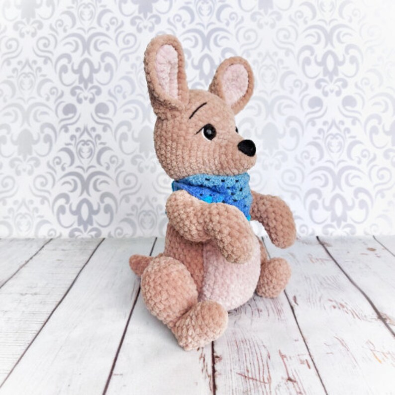 Kangaroo Amigurumi Crochet Pattern Stuffed Animal Toy Pattern - Etsy