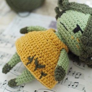 Forest Sprite PATTERN Crochet Fairy, Amigurumi Enchanted Pixie Doll - Etsy