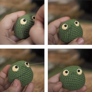 Crochet Pattern Toad Amigurumi Tiny Grumpy Frog English Pdf - Etsy