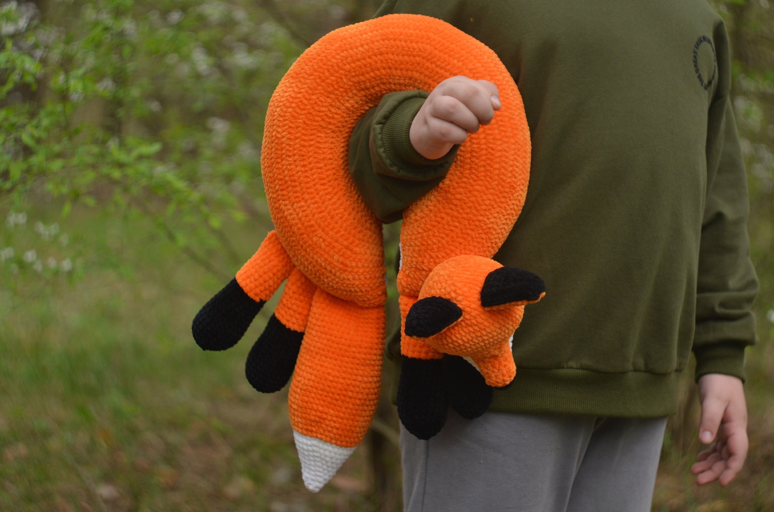 Crochet Fox Travel Pillow Pattern: English PDF - Etsy