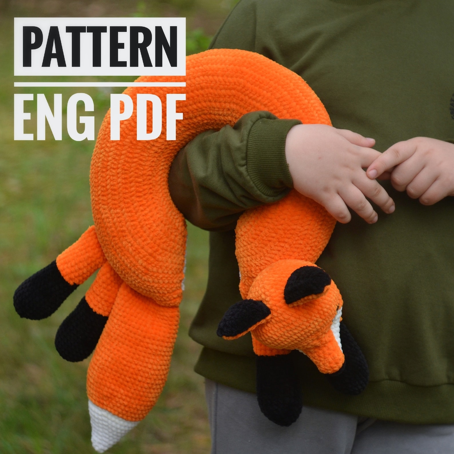 Crochet Fox Travel Pillow Pattern: English PDF - Etsy