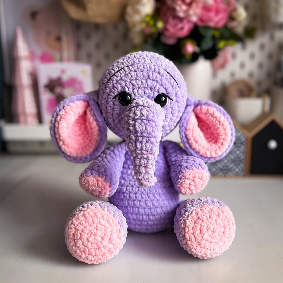 Elephant Crochet Pattern Crochet Toy Pattern - Etsy