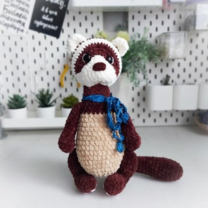 Ferret Crochet Pattern, Amigurumi Crochet Tutorial, Forest Animal Pdf ...
